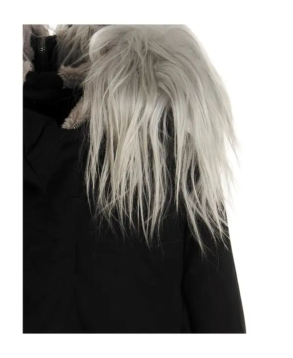 Rick Owens Hooded Down Jacket With Removable Lining