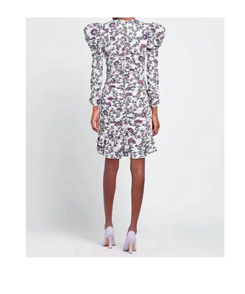 Isabel Marant Étoile Floral Print Gathered Sheath Dress