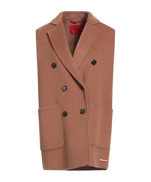 MAXCO. Sleeveless Double-breasted Coat