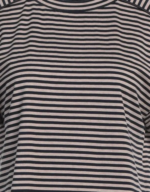 Brunello Cucinelli Striped Crew Neck T-shirt