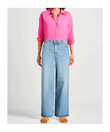 Chloé Wide-leg Denim Trousers