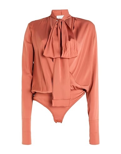 Sportmax Long Sleeve Bodysuit With Bow Neckline