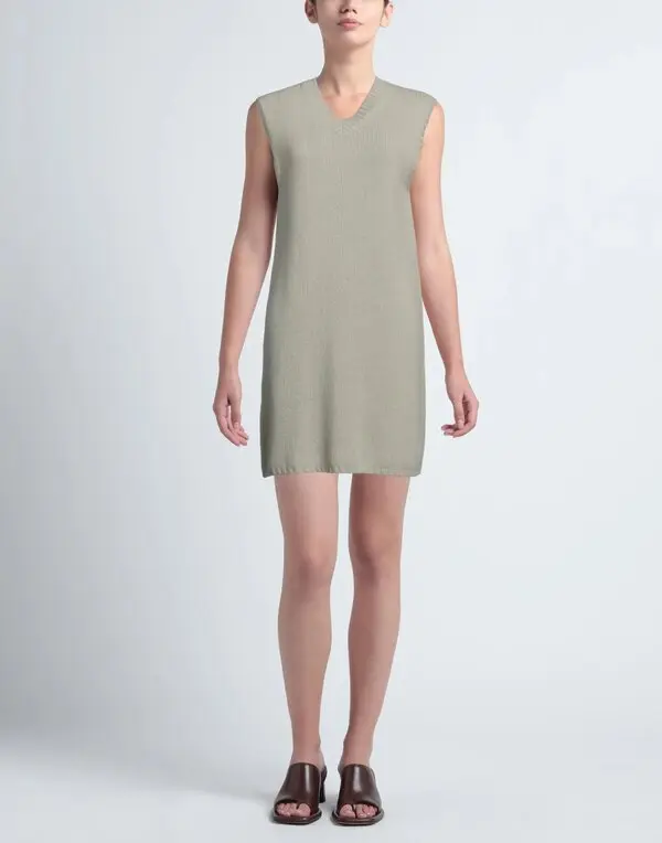 MAISON MARGIELA Sleeveless V-neck Wool Knit Dress