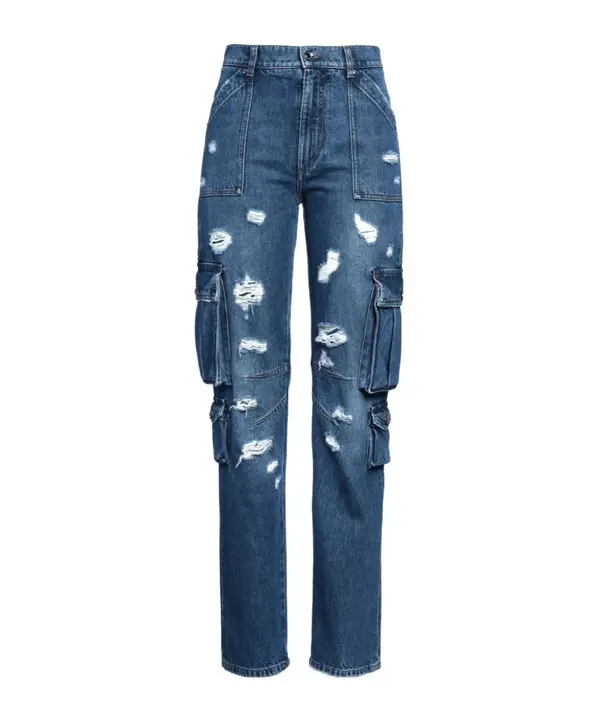 Dolce & Gabbana Medium Straight Leg Jeans - Blue