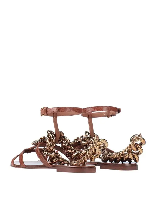 Dolce & Gabbana Embellished Leather Sandals