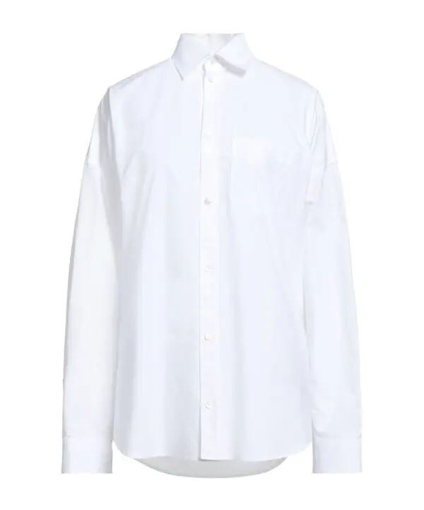 Balenciaga Oversized Appliquéd Crystal Embellished Poplin Shirt