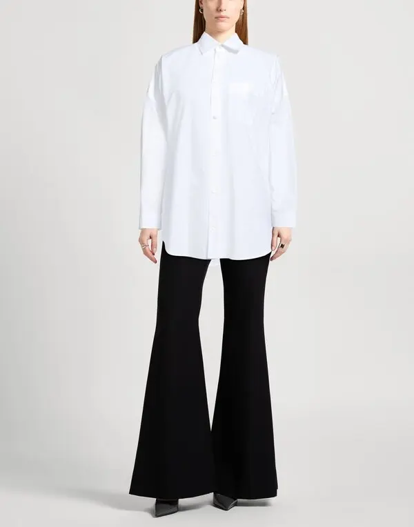 Balenciaga Oversized Appliquéd Crystal Embellished Poplin Shirt