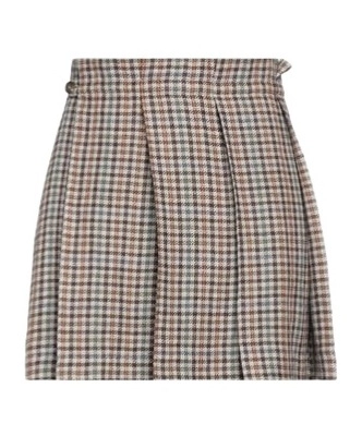 Brunello Cucinelli Checked Pleated Skirt