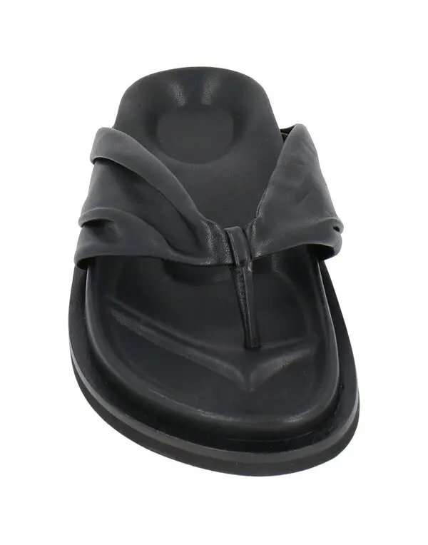 MAXCO. Max&co. Leather Thong Sandals With Rubber Sole