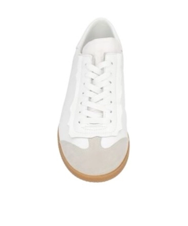 MAISON MARGIELA Two-tone Leather And Suede Low-top Trainers