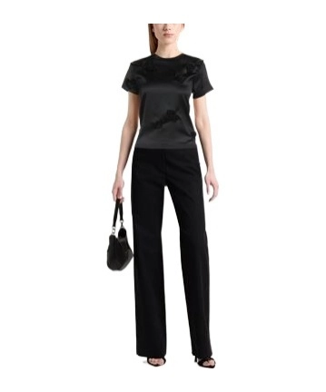 Sportmax Short Sleeve Embellished Top