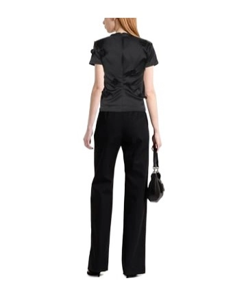 Sportmax Short Sleeve Embellished Top