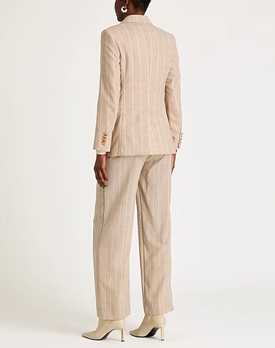 Max Mara Striped Double-breasted Blazer