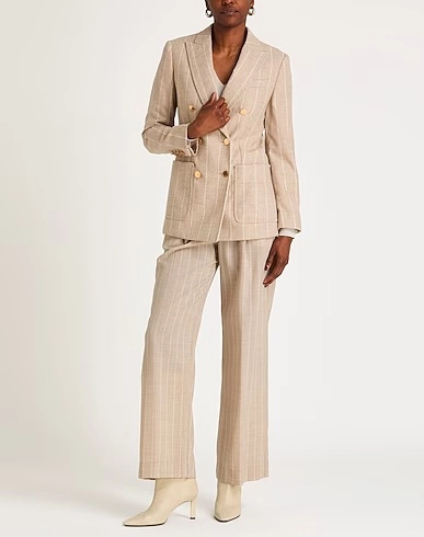 Max Mara Striped Double-breasted Blazer