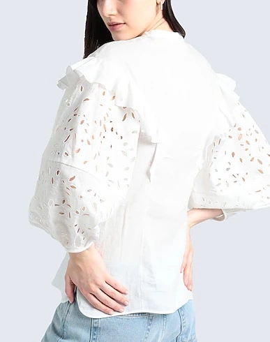 Chloé Broderie Anglaise Ruffled Shirt