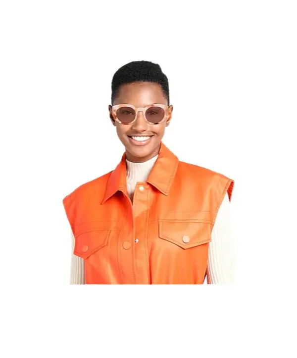 Chloé Round Plastic Frame Sunglasses