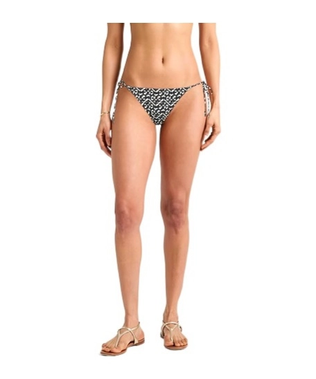 Tory Burch Logo Print Bikini Bottom - Nude