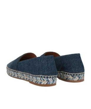 Chloé Denim Canvas Espadrilles - Blue