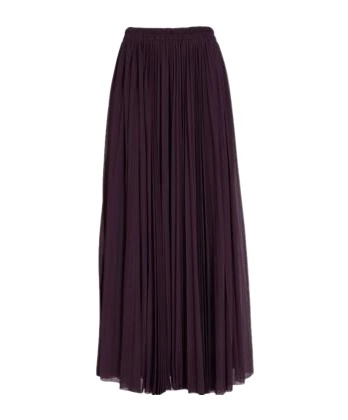MAXCO. Max&co. Pleated Chiffon Maxi Skirt