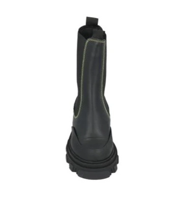GANNI Leather Platform Boots