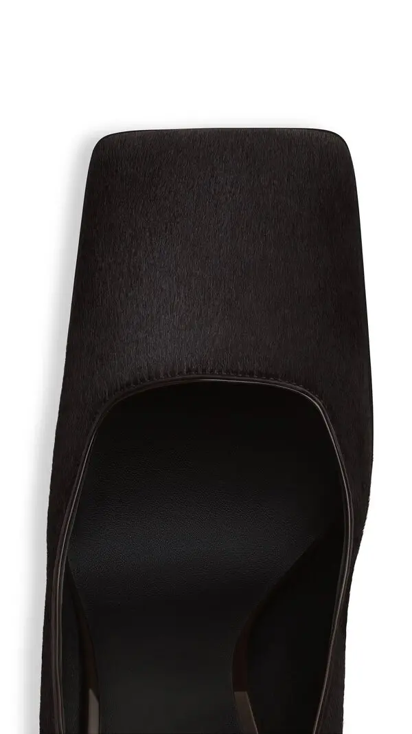 Alaïa Square-toe Chunky High Heel Pumps - Black