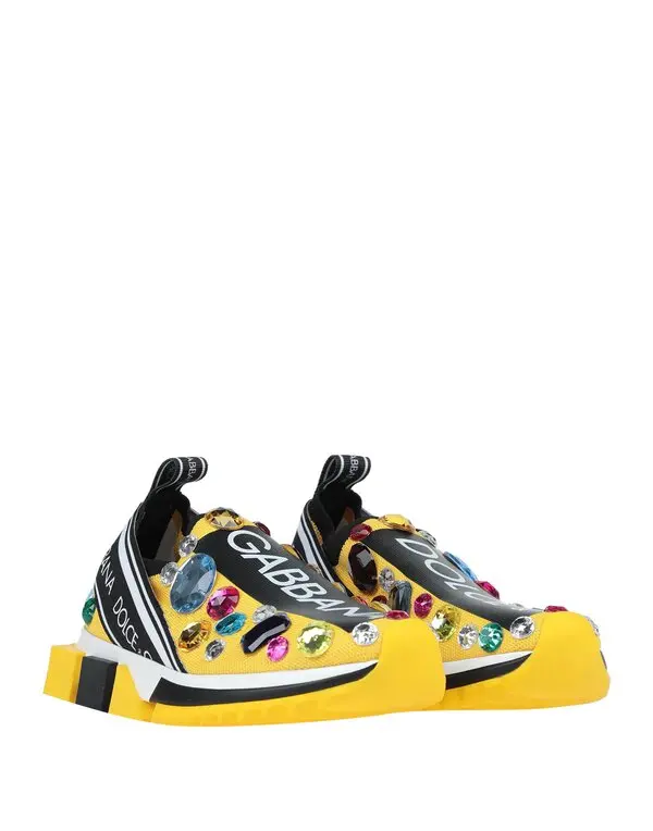 Dolce & Gabbana Embellished Round Toe Sneakers