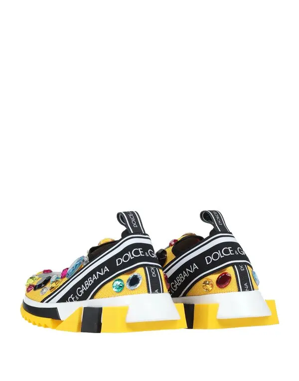 Dolce & Gabbana Embellished Round Toe Sneakers