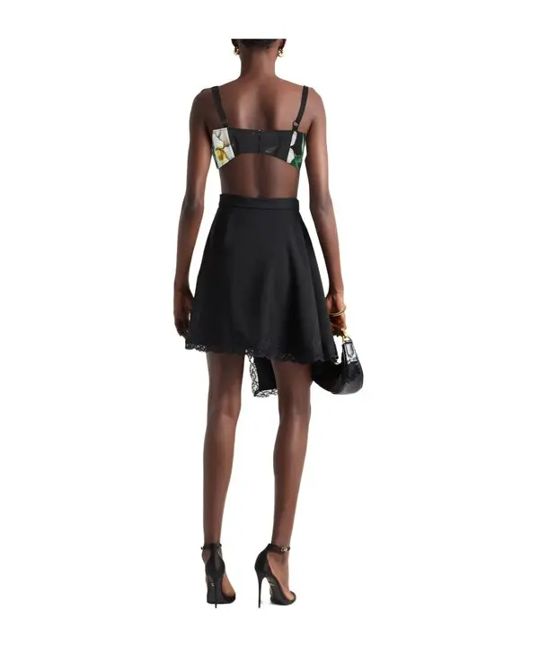 Dolce & Gabbana Floral Print Camisole Crop Top