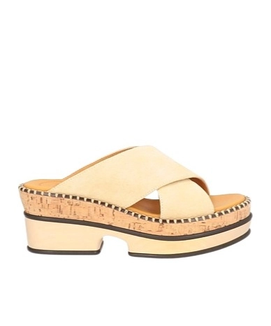 Chloé Suede Platform Sandals