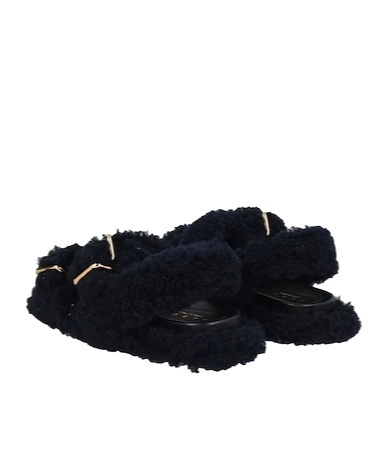 Marni Round Toe Slingback Sandals
