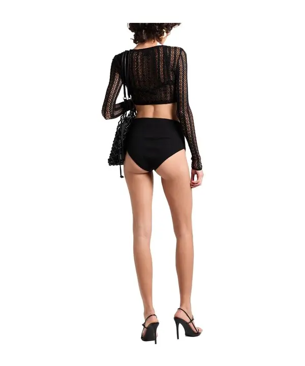 Jacquemus High-waisted Ribbed Hot Pants