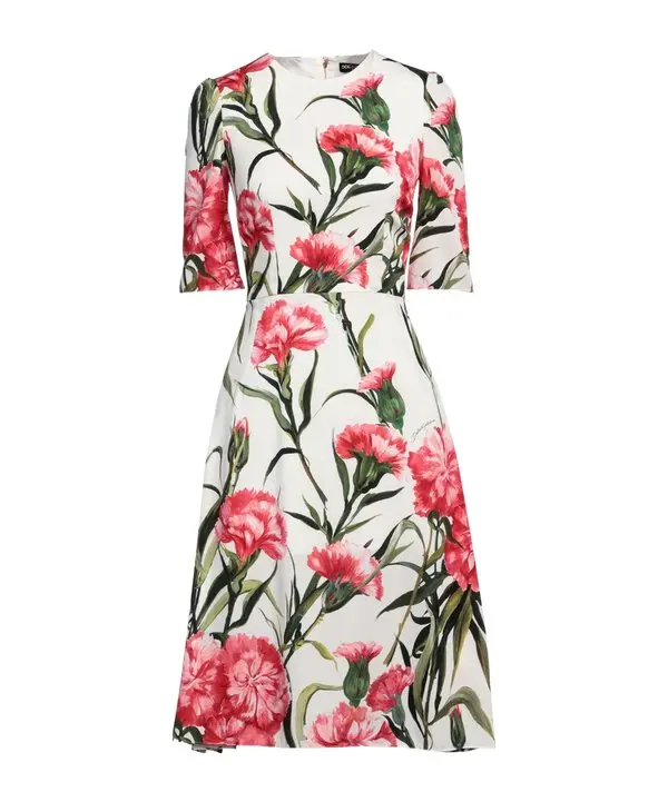 Dolce & Gabbana Floral-print Crepe Midi Dress - No