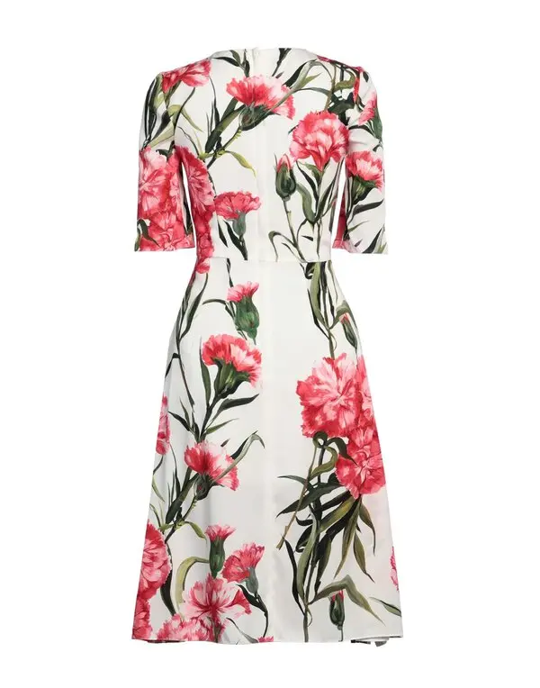 Dolce & Gabbana Floral-print Crepe Midi Dress