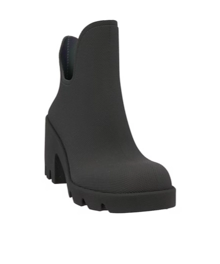 Burberry Minimal Round-toe Ankle Boots - Black