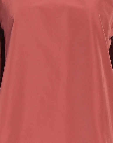 Max Mara Taffeta Top With 3/4 Length Sleeves - Red