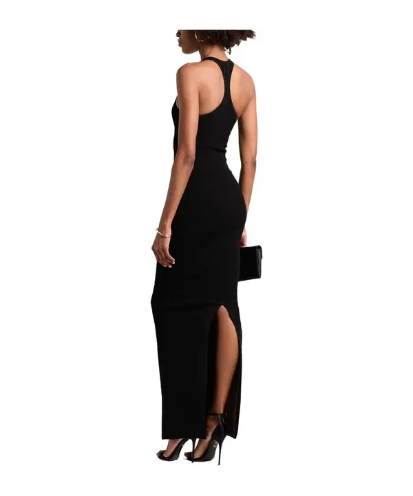 Jacquemus Sleeveless Maxi Dress With Square Neckline And Back Split