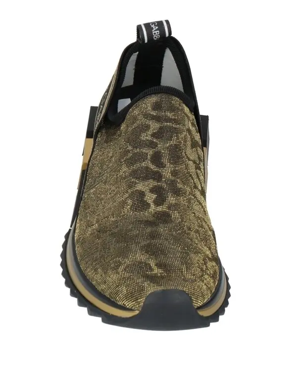 Dolce & Gabbana Sock Sneakers With Leopard Print