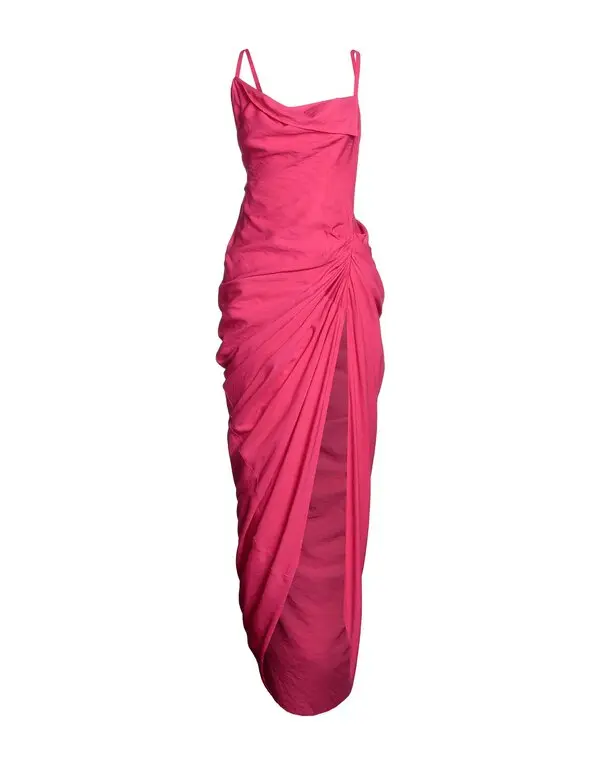 Jacquemus Ruched Maxi Dress