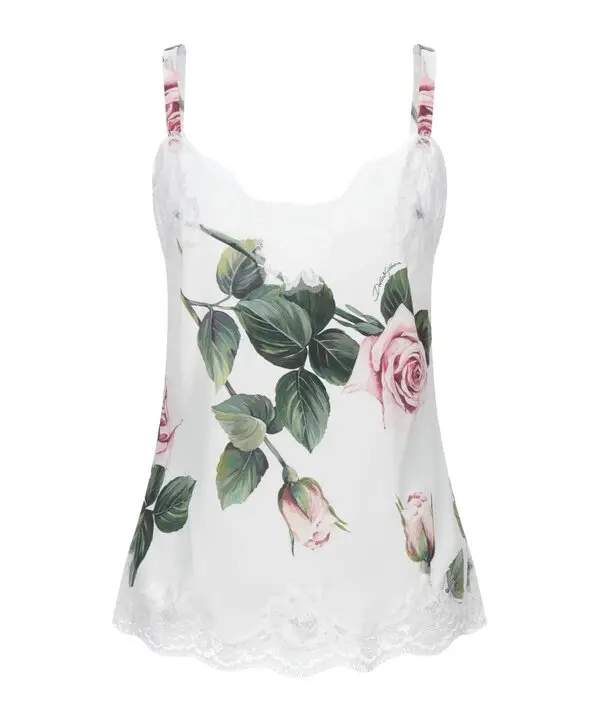 Dolce & Gabbana Printed Sleeveless Top