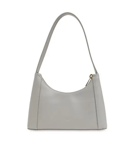 Furla Diamante Logo Plaque Mini Shoulder Bag - Grey