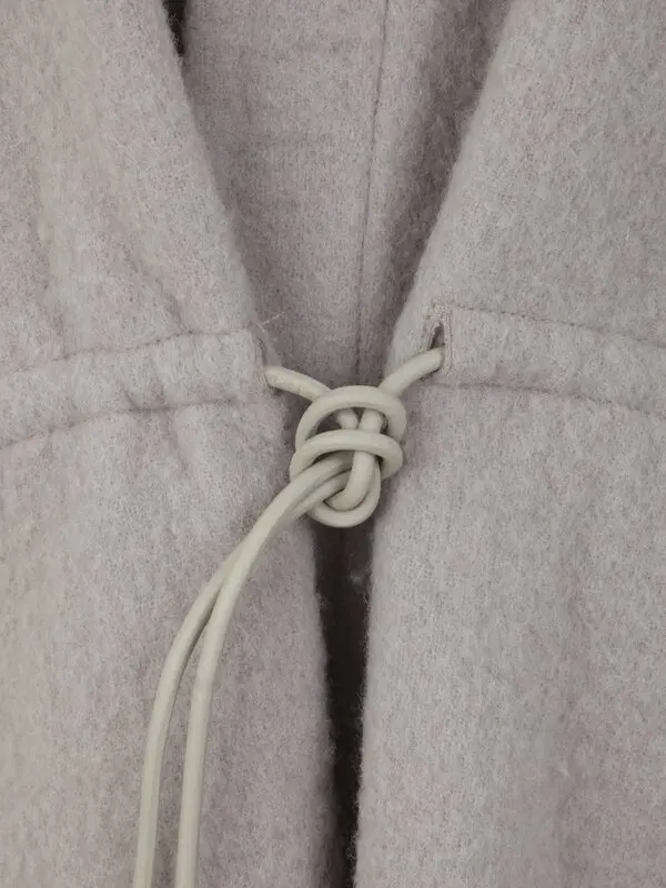 Rick Owens Sail Wide-sleeve Virgin Wool Jacket - Gray