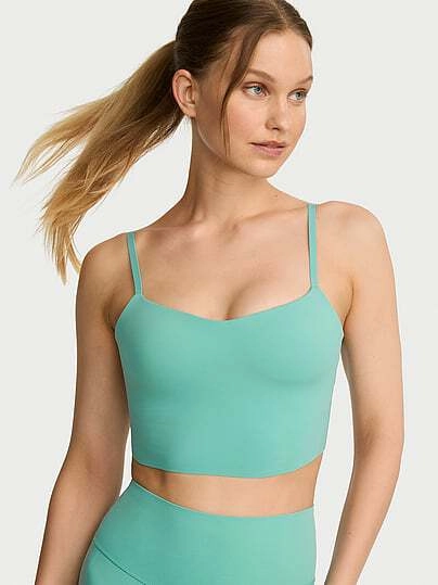 Victoria's Secret Vsx Featherweight™ Light Longline Balconette Sports Bra - Blue