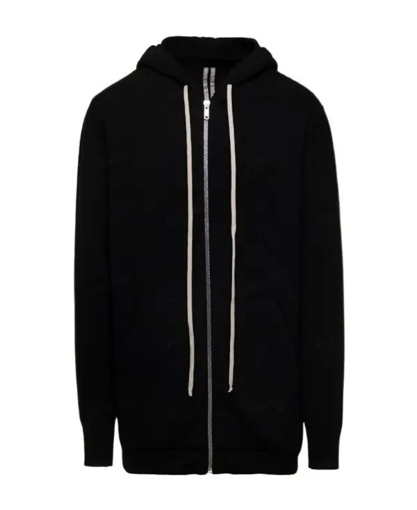 Rick Owens Zip-up Drawstring Hoodie