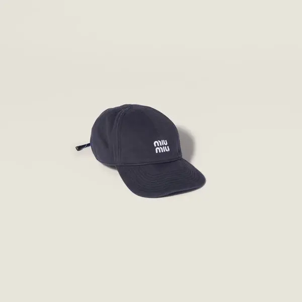 Miu Miu Denim Baseball Cap