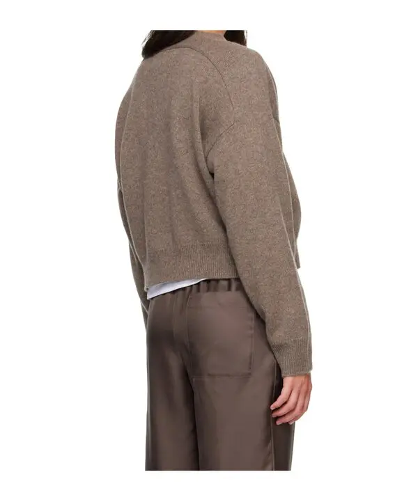 Loulou De Saison Ribbed Knit V-neck Sweater
