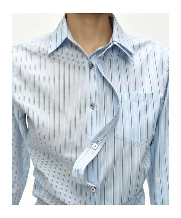 Andersson Bell Split-stripe Contour Shirt