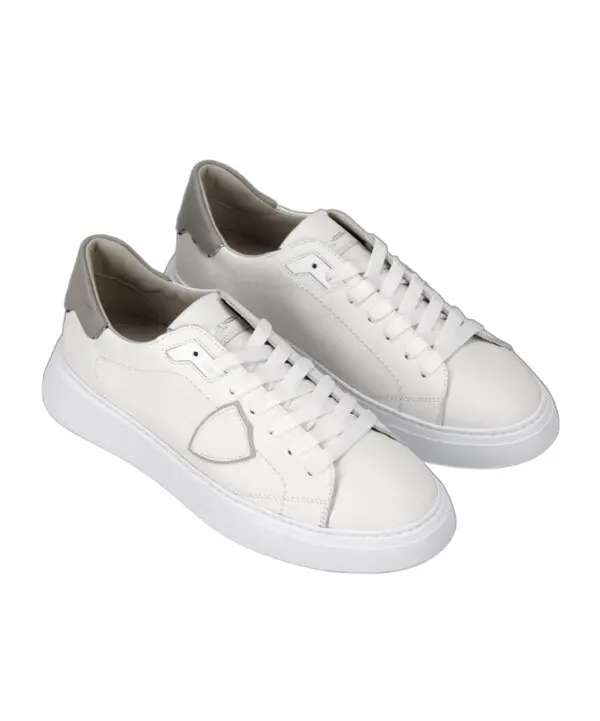 Philippe Model Temple Sneakers - White Grey