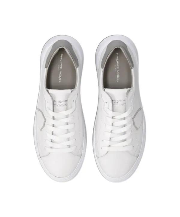 Philippe Model Temple Sneakers - White Grey