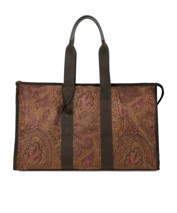 Etro Maxi Arnica Travel Bag - Brown