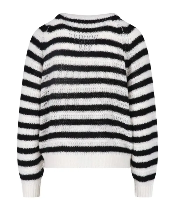 LISA YANG Striped Knitted Sweater